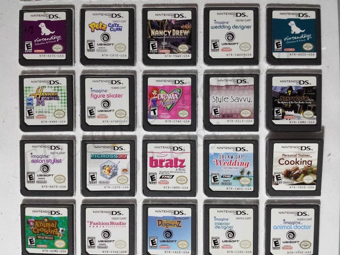 Authentic Nintendo DS Games for DS / Dslite / Dsi / 3DS XL and 2DS - Etsy