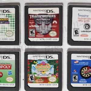 Authentic Nintendo DS Games for DS / Dslite / Dsi / 3DS XL and 2DS - Etsy