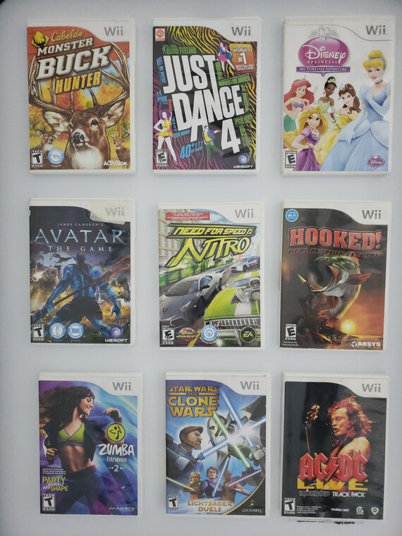 Authentic Nintendo Wii Games Etsy Australia