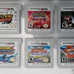 Authentic Nintendo 3DS Games - Etsy