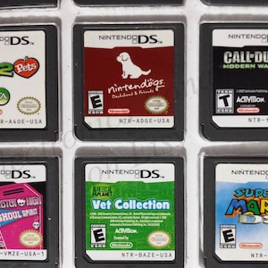 Authentic Nintendo DS Games for DS / Dslite / Dsi / 3DS XL and 2DS - Etsy