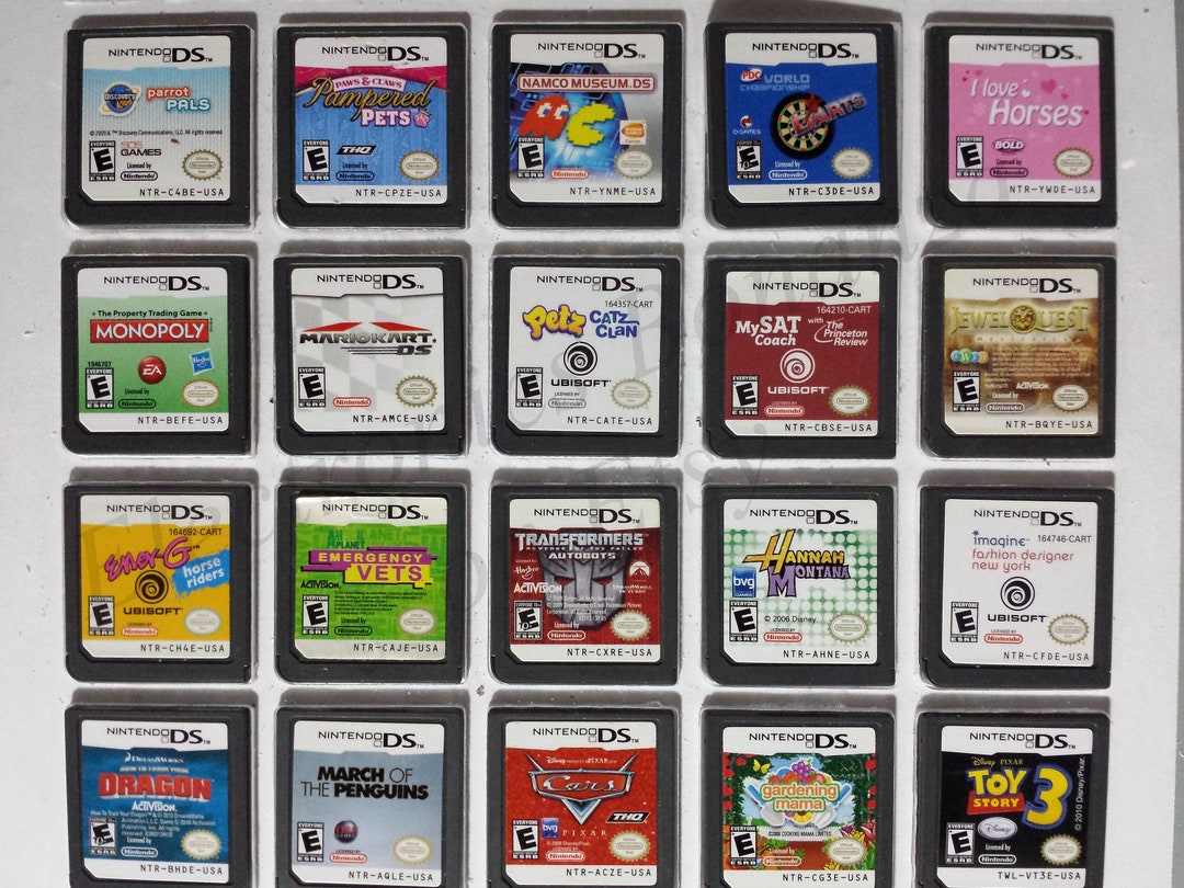 Authentic Nintendo DS Games for DS / Dslite / Dsi / 3DS XL and 2DS - Etsy