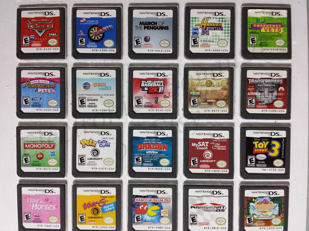 Authentic Nintendo DS Games for DS / Dslite / Dsi / 3DS XL and 2DS - Etsy