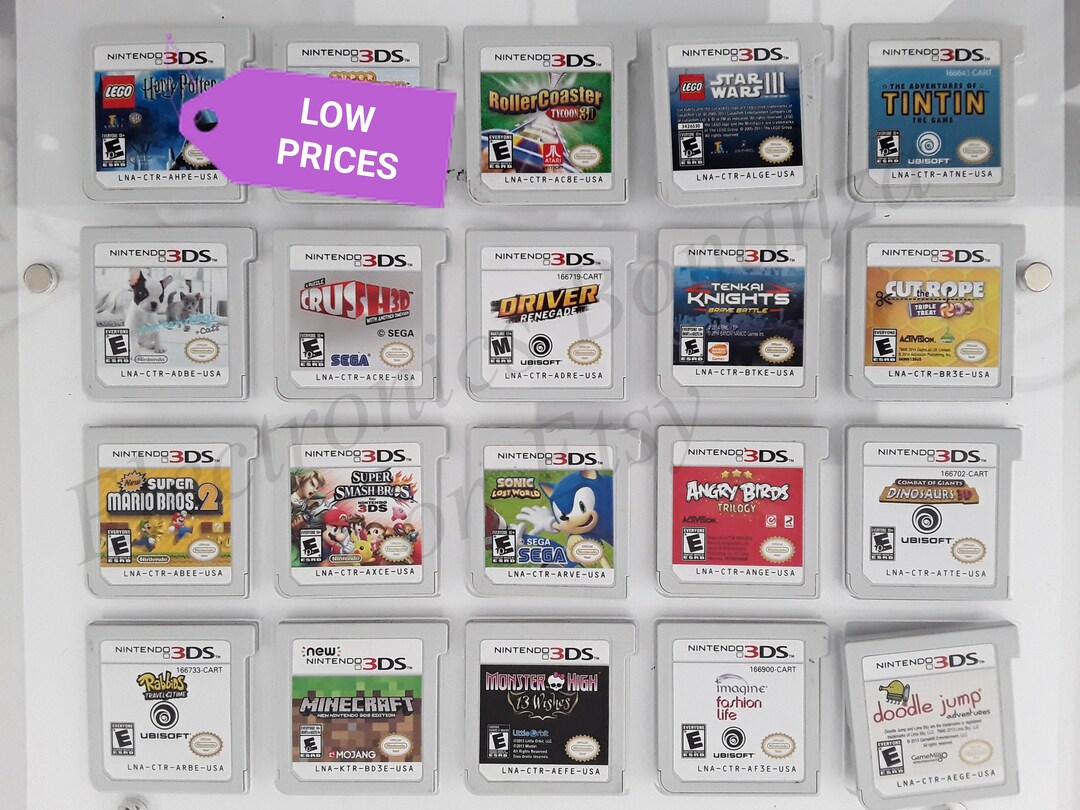 Authentic Nintendo 3DS Games - Etsy