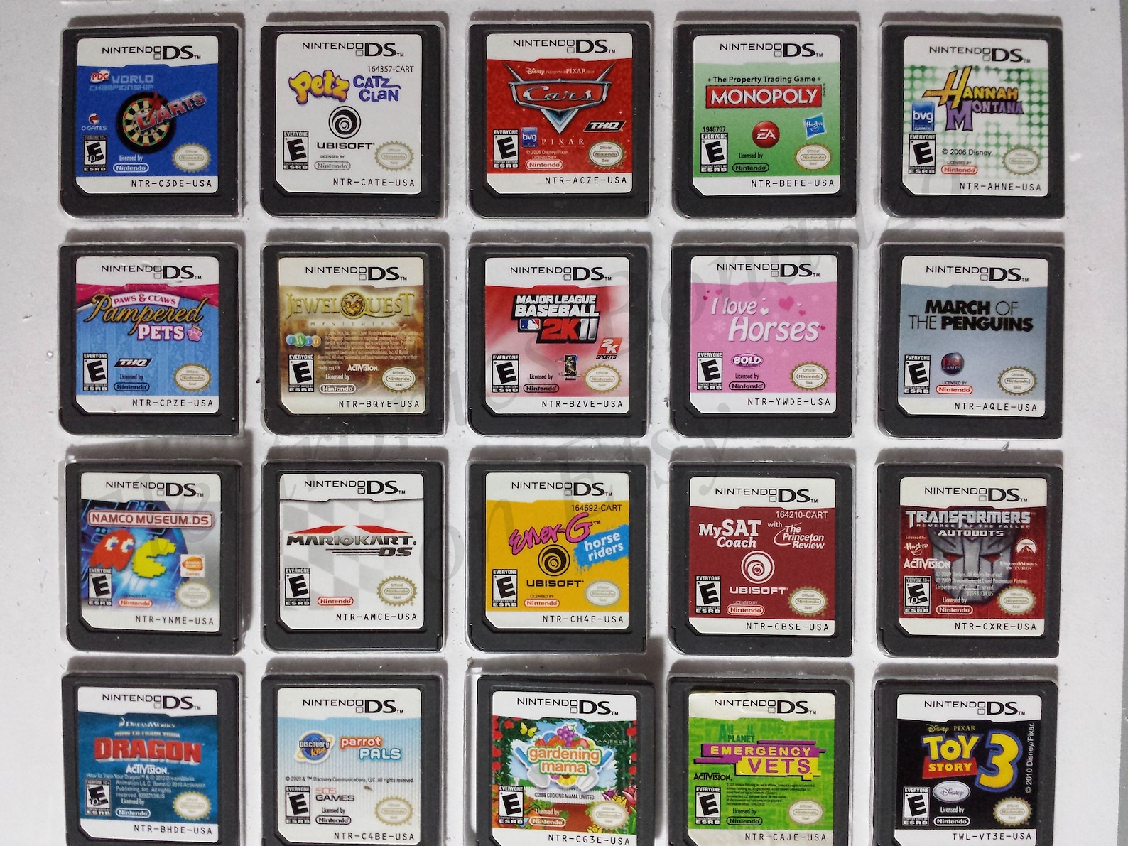 Authentic Nintendo DS Games for DS / Dslite / Dsi / 3DS XL and - Etsy