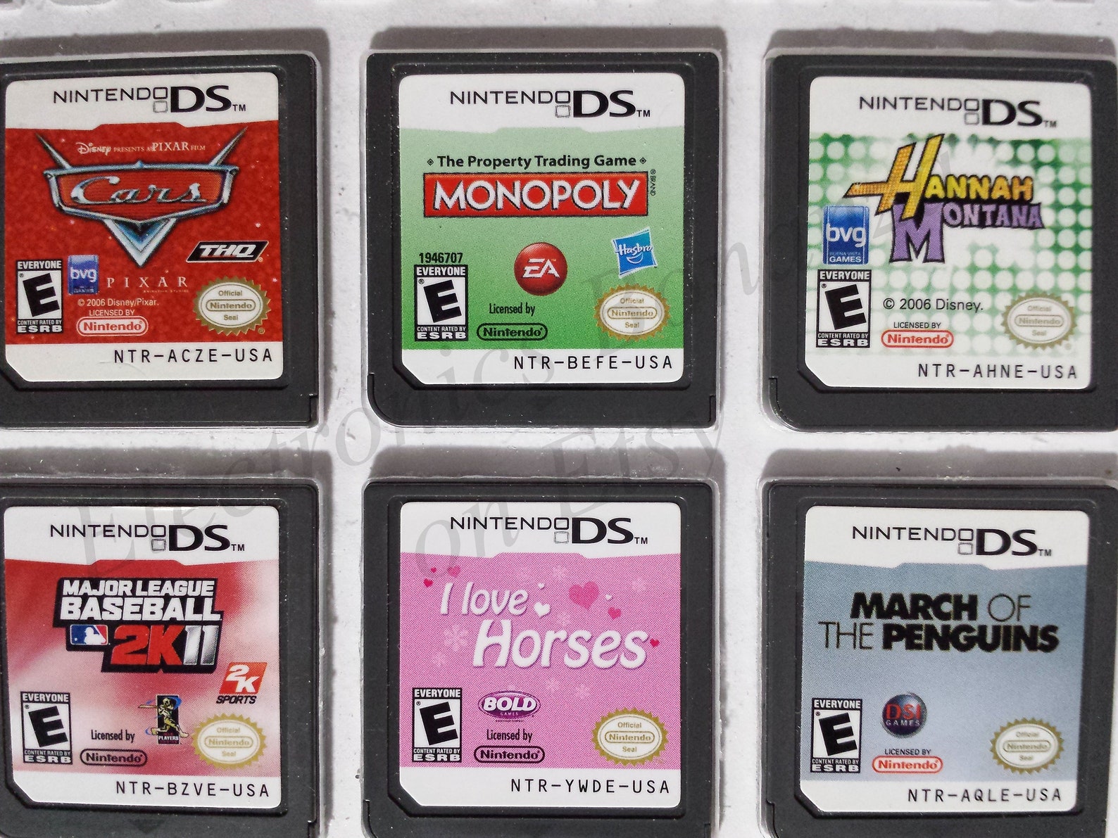 Authentic Nintendo DS Games for DS / Dslite / Dsi / 3DS XL and - Etsy