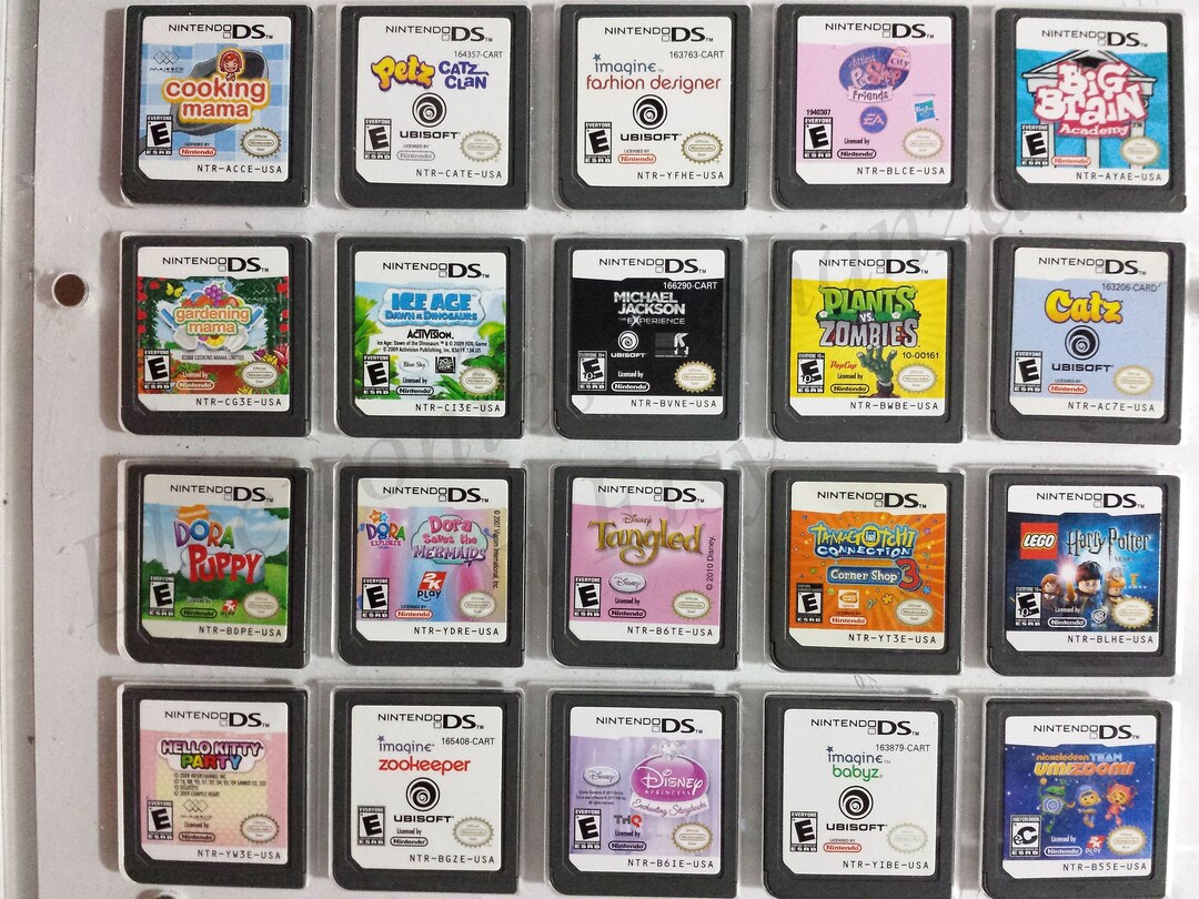 Authentic Nintendo DS Games for DS / Dslite / Dsi / 3DS XL and 2DS - Etsy