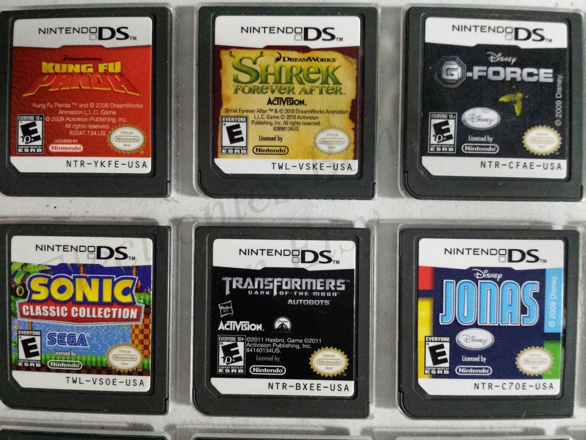 Authentic Nintendo DS Games for DS / Dslite / Dsi / 3DS XL and 2DS - Etsy