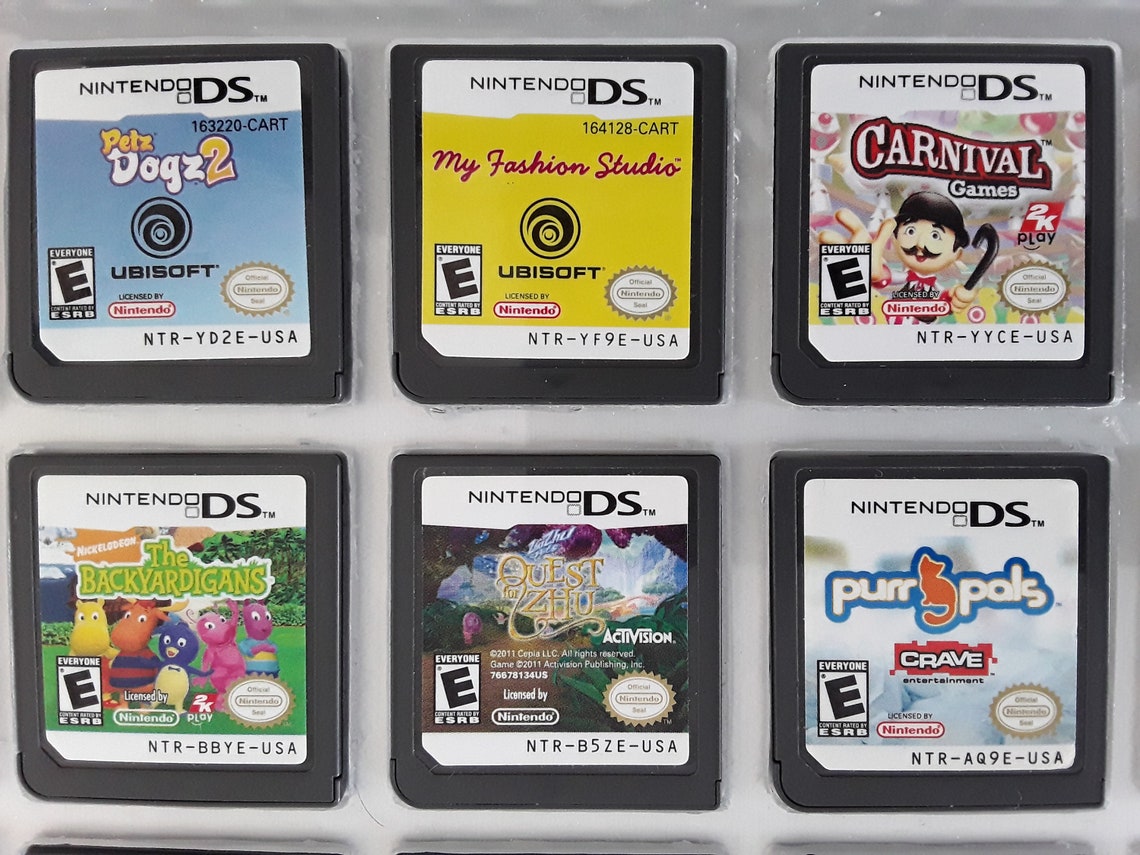 Authentic Nintendo DS Games for DS / Dslite / Dsi / 3DS XL and 2DS - Etsy