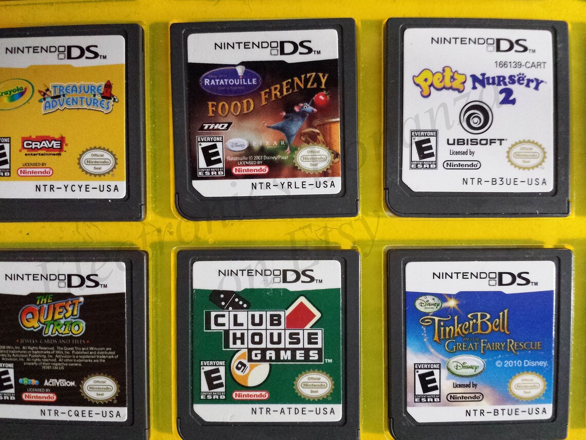 Authentic Nintendo DS Games for DS / Dslite / Dsi / 3DS XL and 2DS - Etsy