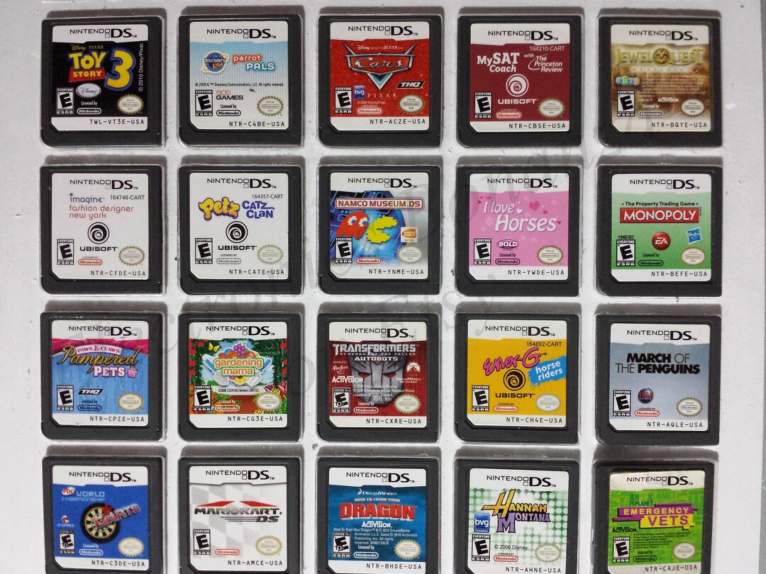 Authentic Nintendo DS Games for DS / Dslite / Dsi / 3DS XL and 2DS - Etsy