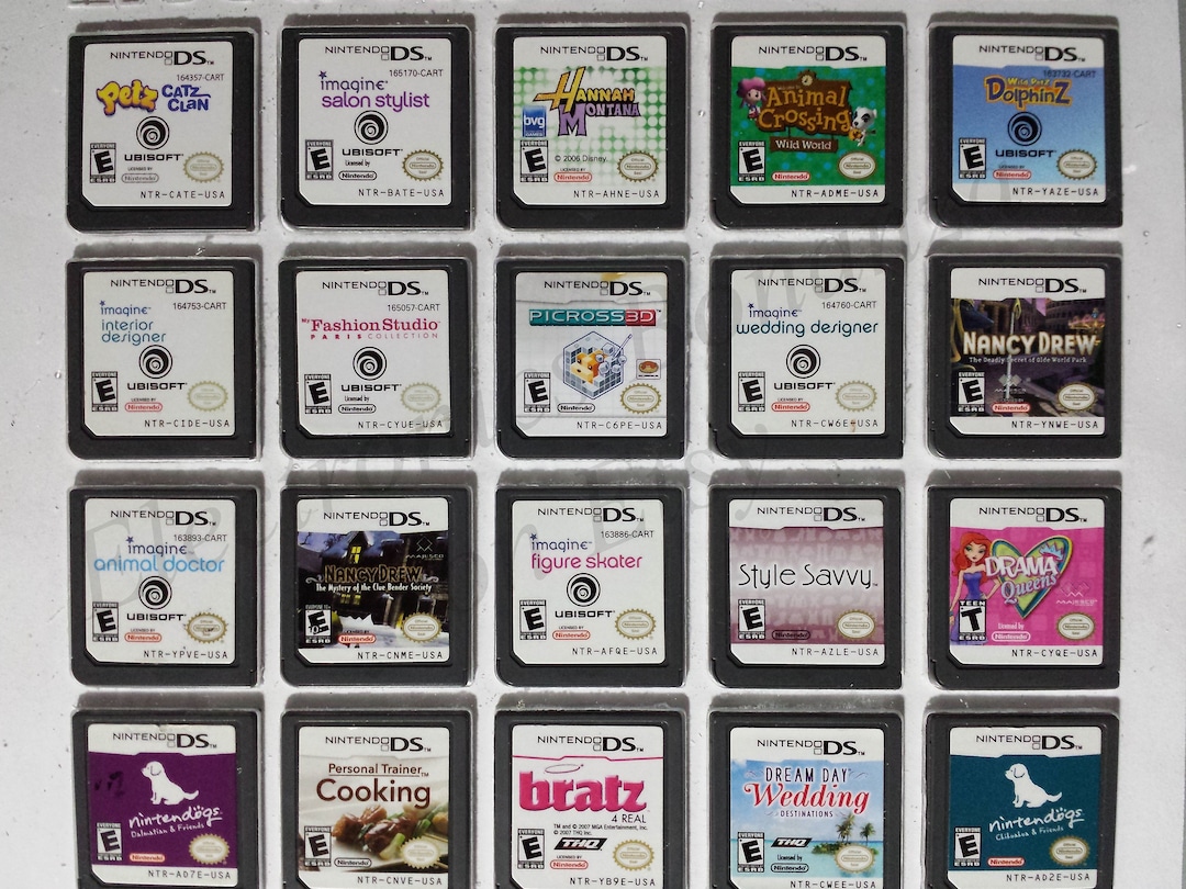 Authentic Nintendo DS Games for DS / Dslite / Dsi / 3DS XL and 2DS - Etsy