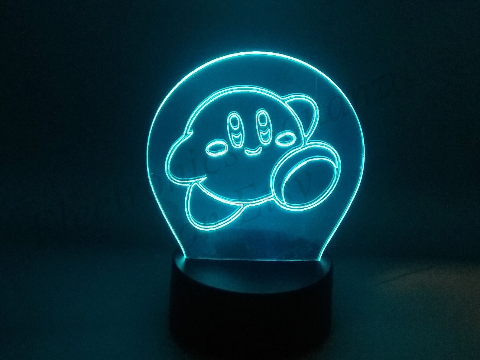 Kirby Multi-color LED Night Light / Desk Lamp With Remote - Etsy