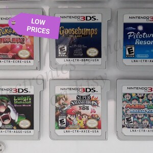 Authentic Nintendo 3DS Games - Etsy