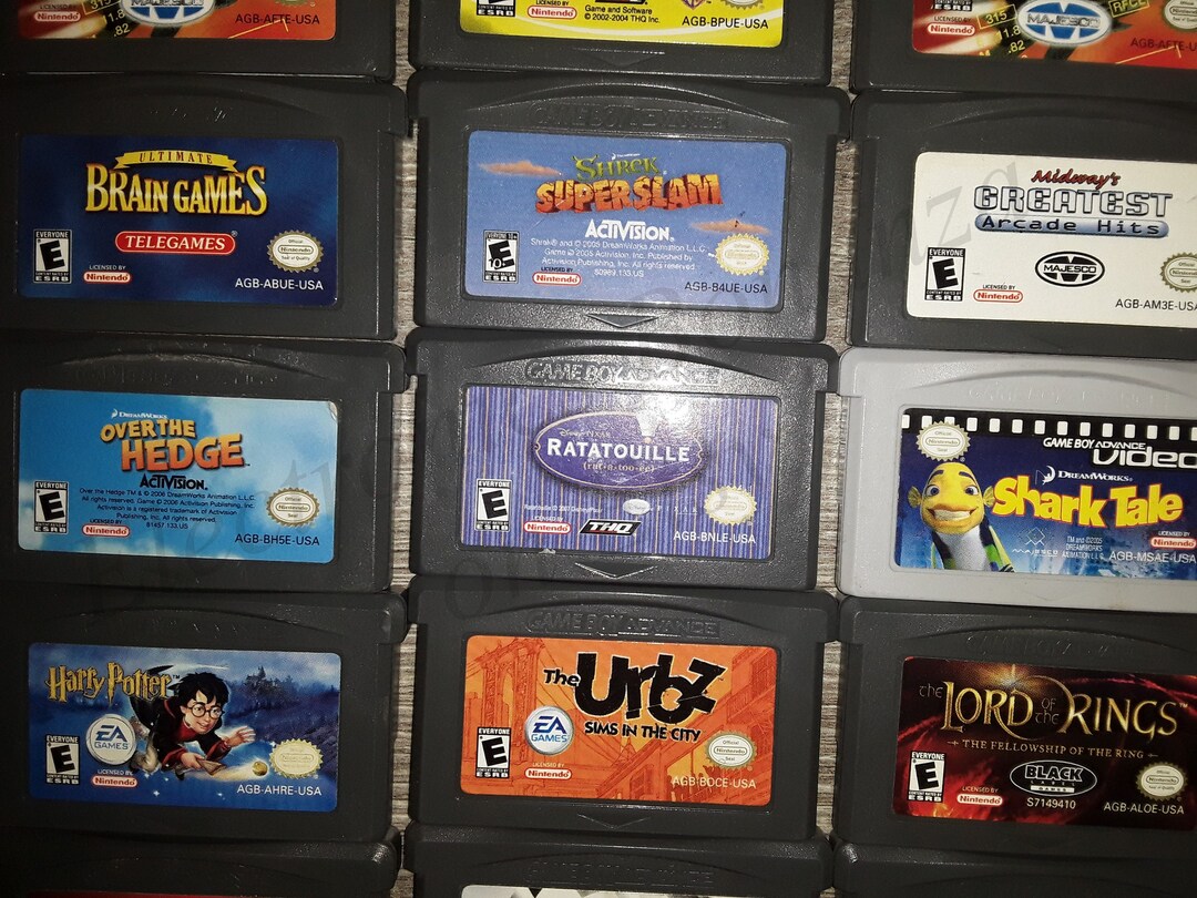 Authentic Nintendo Gameboy Games - Etsy