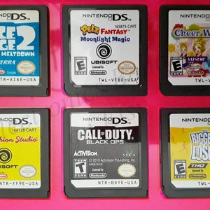 Authentic Nintendo DS Games for DS / Dslite / Dsi / 3DS XL and 2DS - Etsy
