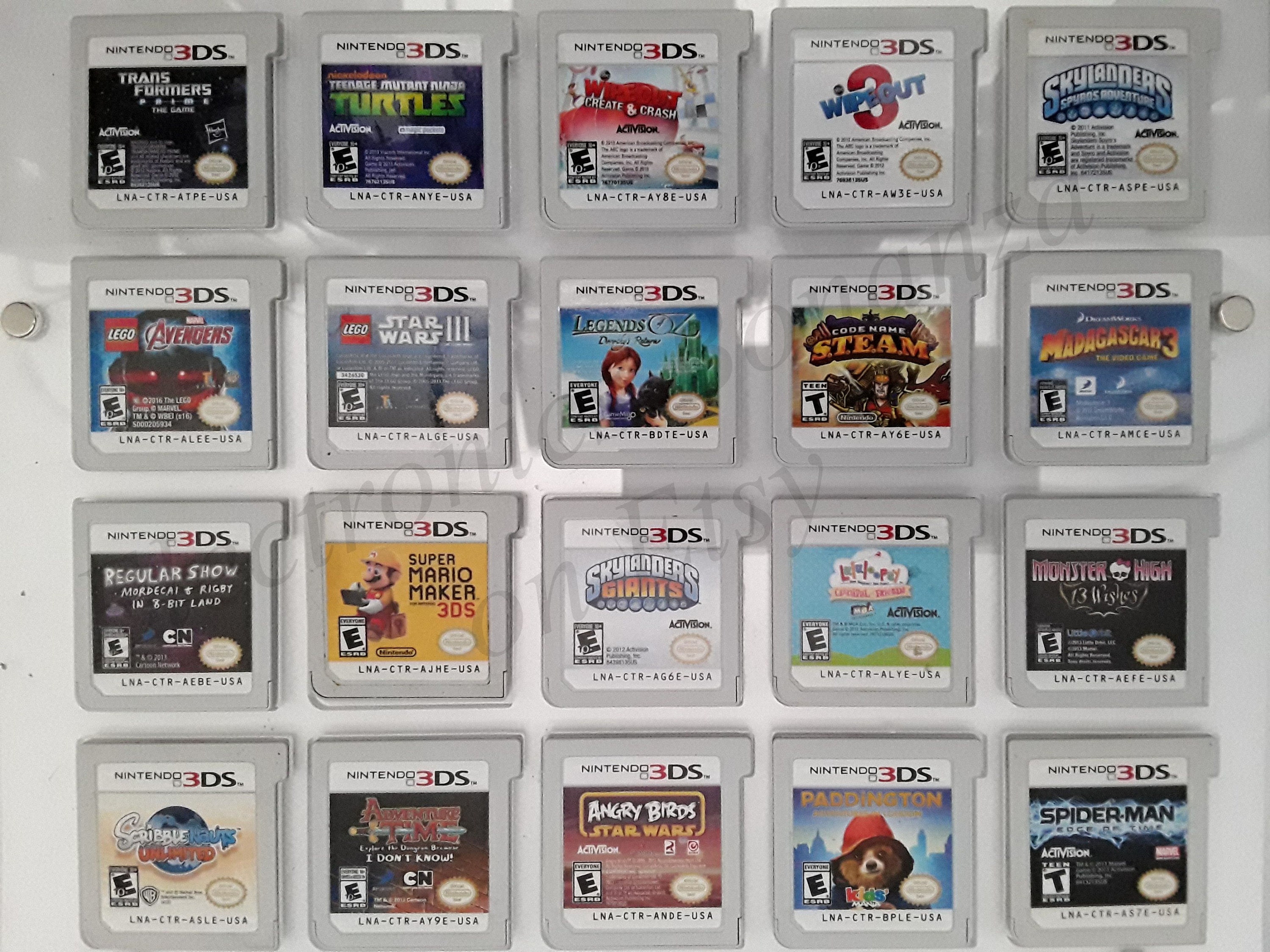 Authentic Nintendo 3DS Games Etsy