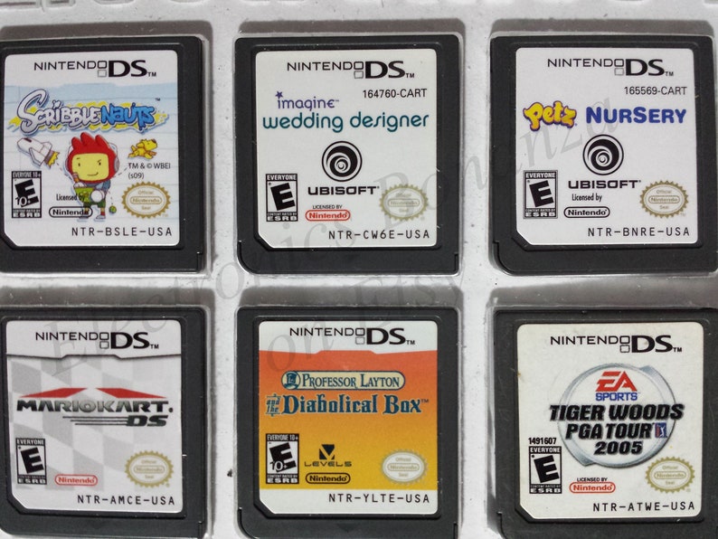 Authentic Nintendo DS Games for DS / Dslite / Dsi / 3DS XL and 2DS - Etsy