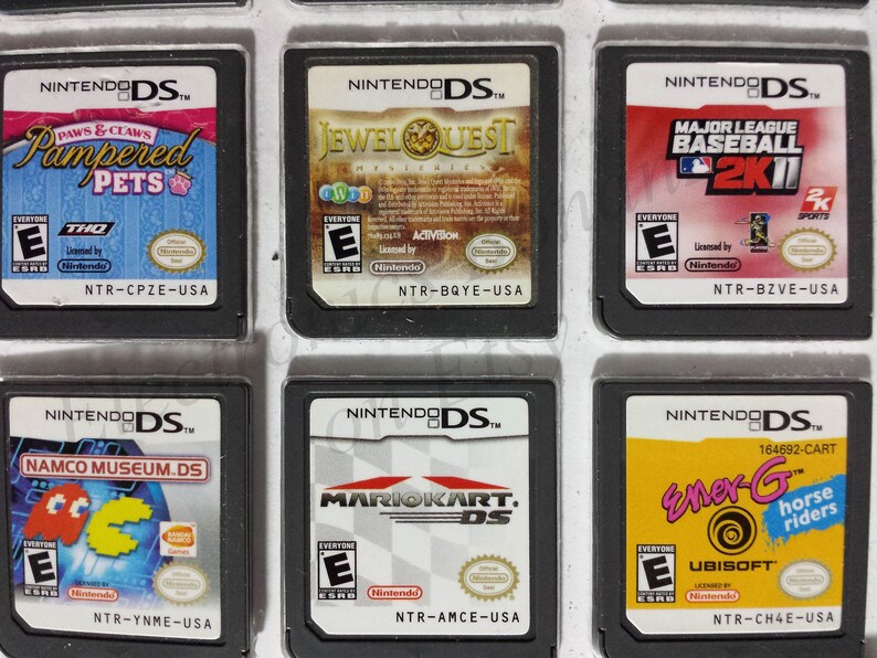 Authentic Nintendo DS Games for DS / Dslite / Dsi / 3DS XL and 2DS - Etsy
