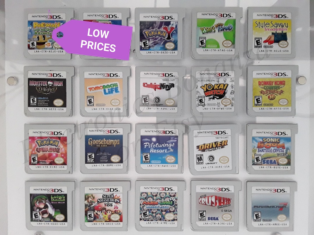 Authentic Nintendo 3DS Games - Etsy