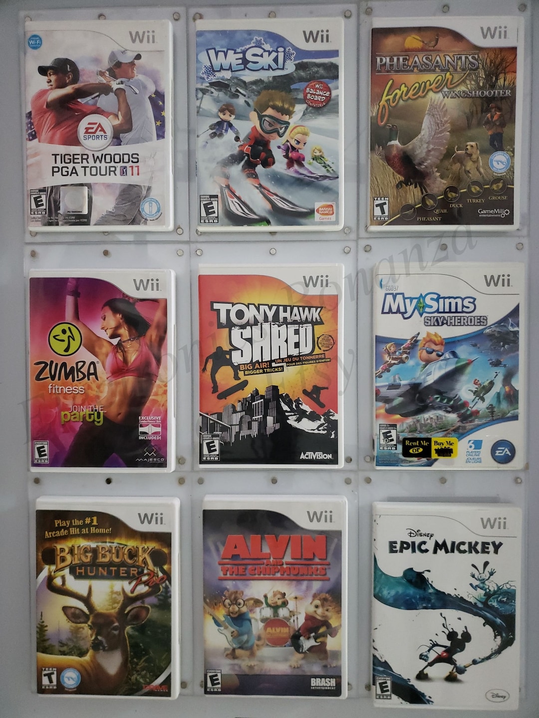 Authentic Nintendo Wii Games - Etsy
