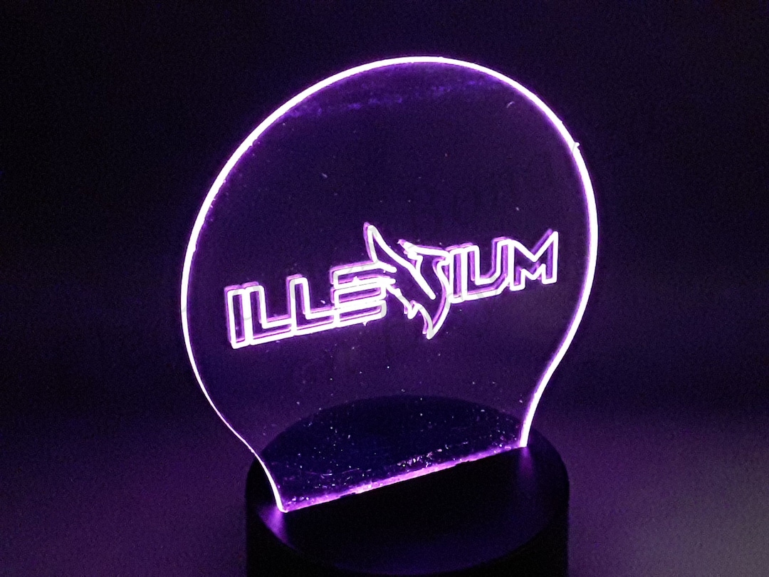 Illenium Hand-carved Multi-color LED Night Light - Desk Lamp With Ios ...