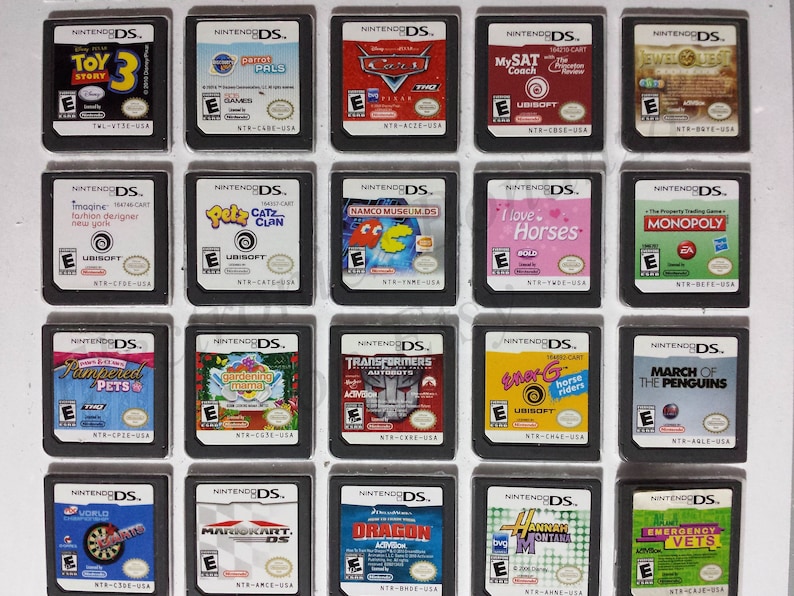 Authentic Nintendo DS Games for DS / Dslite / Dsi / 3DS XL and 2DS - Etsy