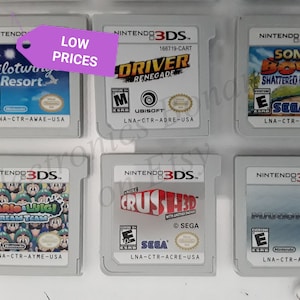 Authentic Nintendo 3DS Games - Etsy