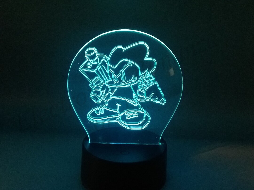 Friday Night Funkin Pico Multi-color LED Night Light - Desk Lamp With ...
