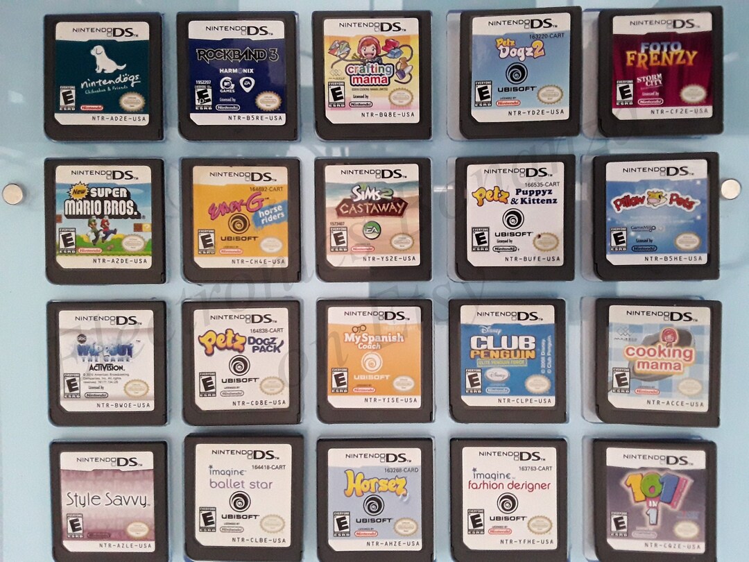 Authentic Nintendo DS Games for DS / Dslite / Dsi / 3DS XL and 2DS - Etsy