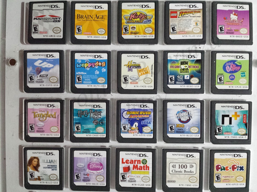 Authentic Nintendo DS Games for DS / Dslite / Dsi / 3DS XL and 2DS - Etsy