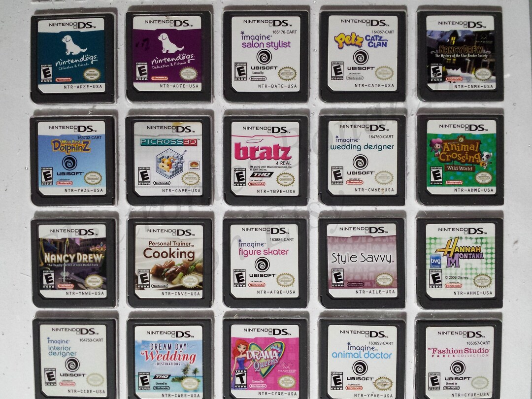 Authentic Nintendo DS Games for DS / Dslite / Dsi / 3DS XL and 2DS - Etsy