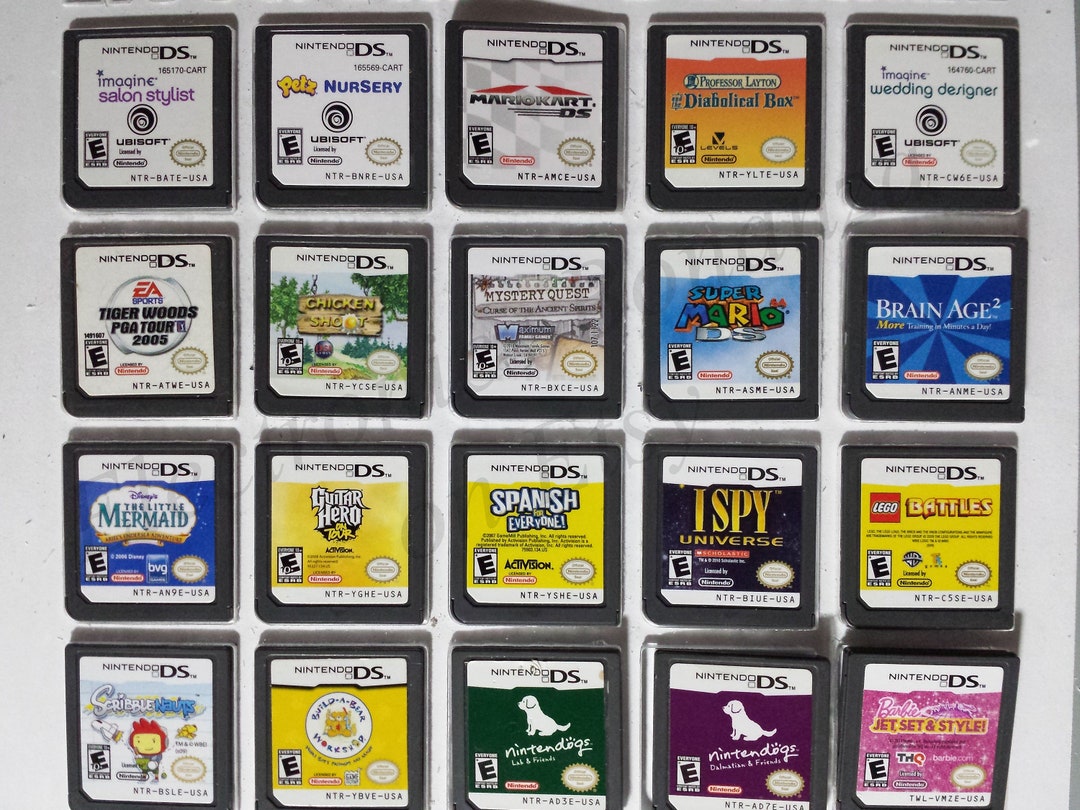Authentic Nintendo DS Games for DS / Dslite / Dsi / 3DS XL and 2DS - Etsy