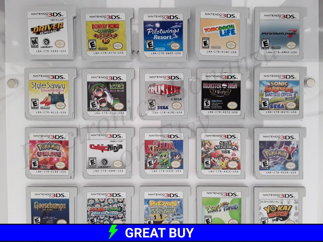 Authentic Nintendo 3DS Games - Etsy