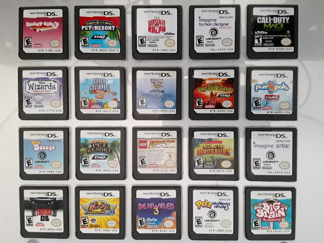 Authentic Nintendo DS Games for DS / Dslite / Dsi / 3DS XL and 2DS - Etsy