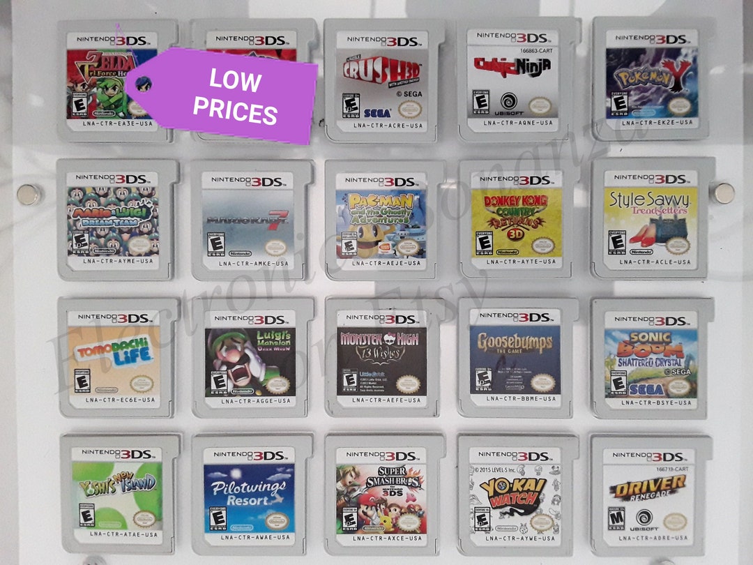 Authentic Nintendo 3DS Games - Etsy