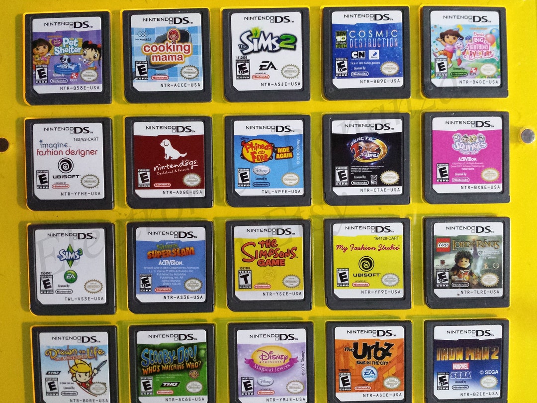 Authentic Nintendo DS Games for DS / Dslite / Dsi / 3DS XL and - Etsy
