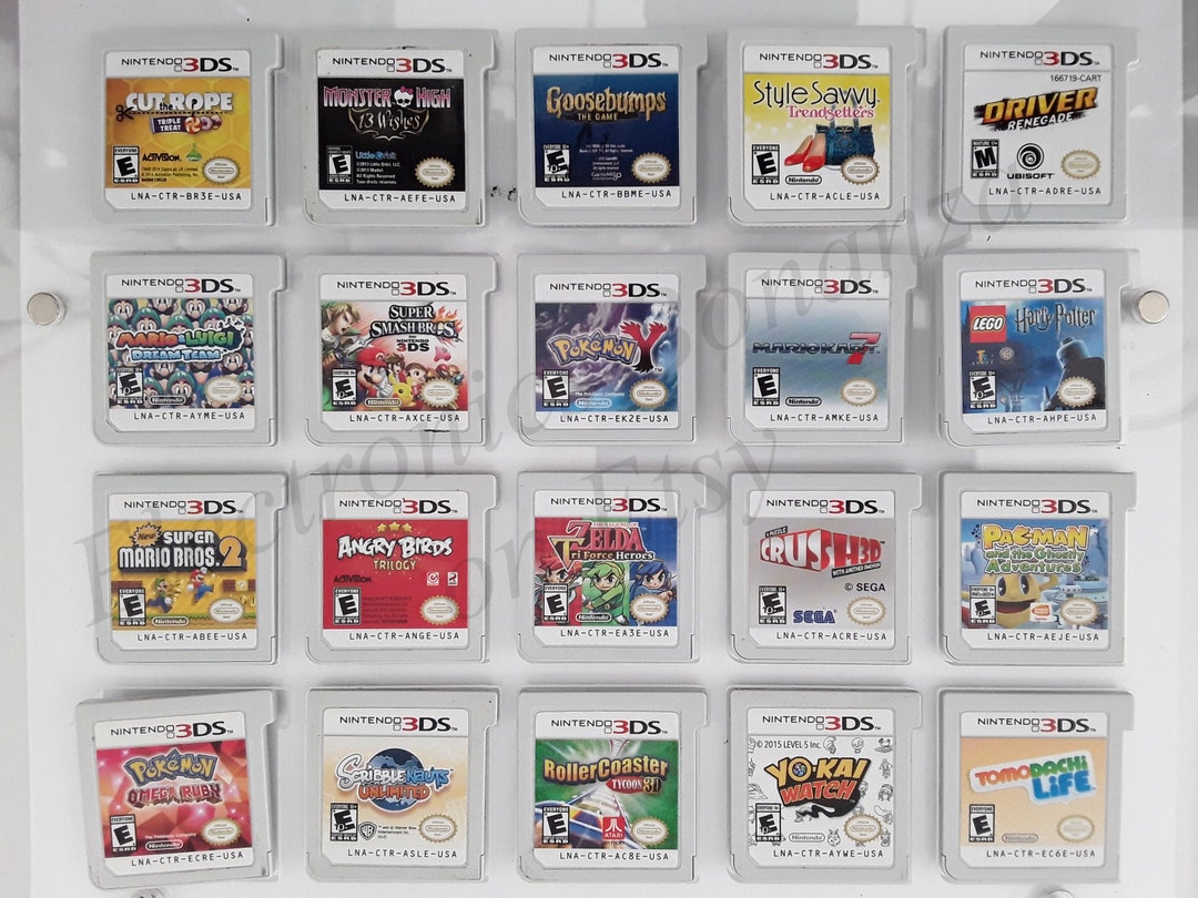 Authentic Nintendo 3DS Games - Etsy