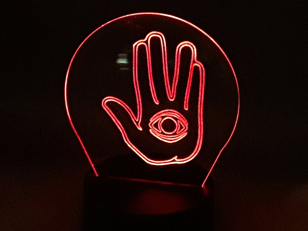 Rezz Hand-carved Multi-color LED Night Light - Desk Lamp With Ios ...