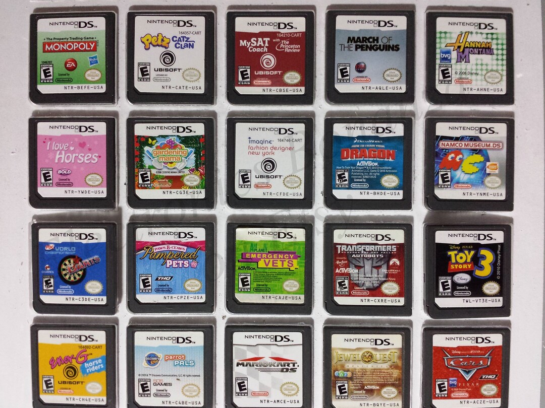 Authentic Nintendo DS Games for DS / Dslite / Dsi / 3DS XL and 2DS - Etsy
