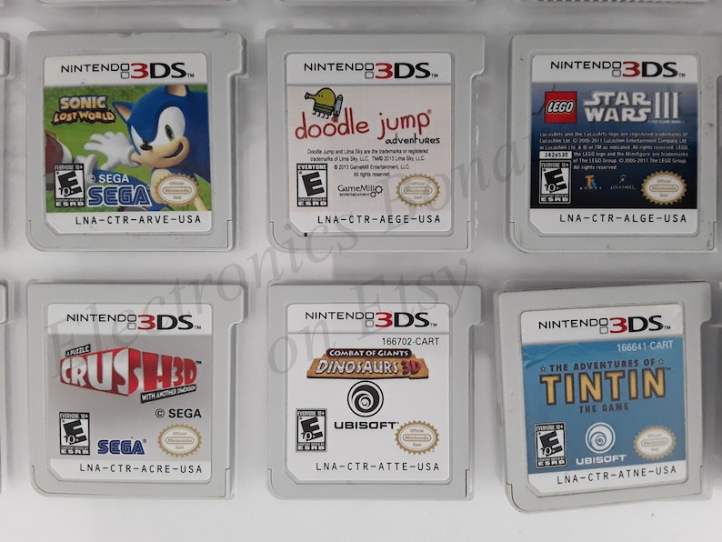 Authentic Nintendo 3DS Games - Etsy