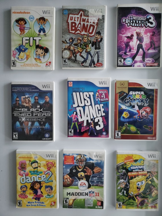 Authentic Nintendo Wii Games Etsy