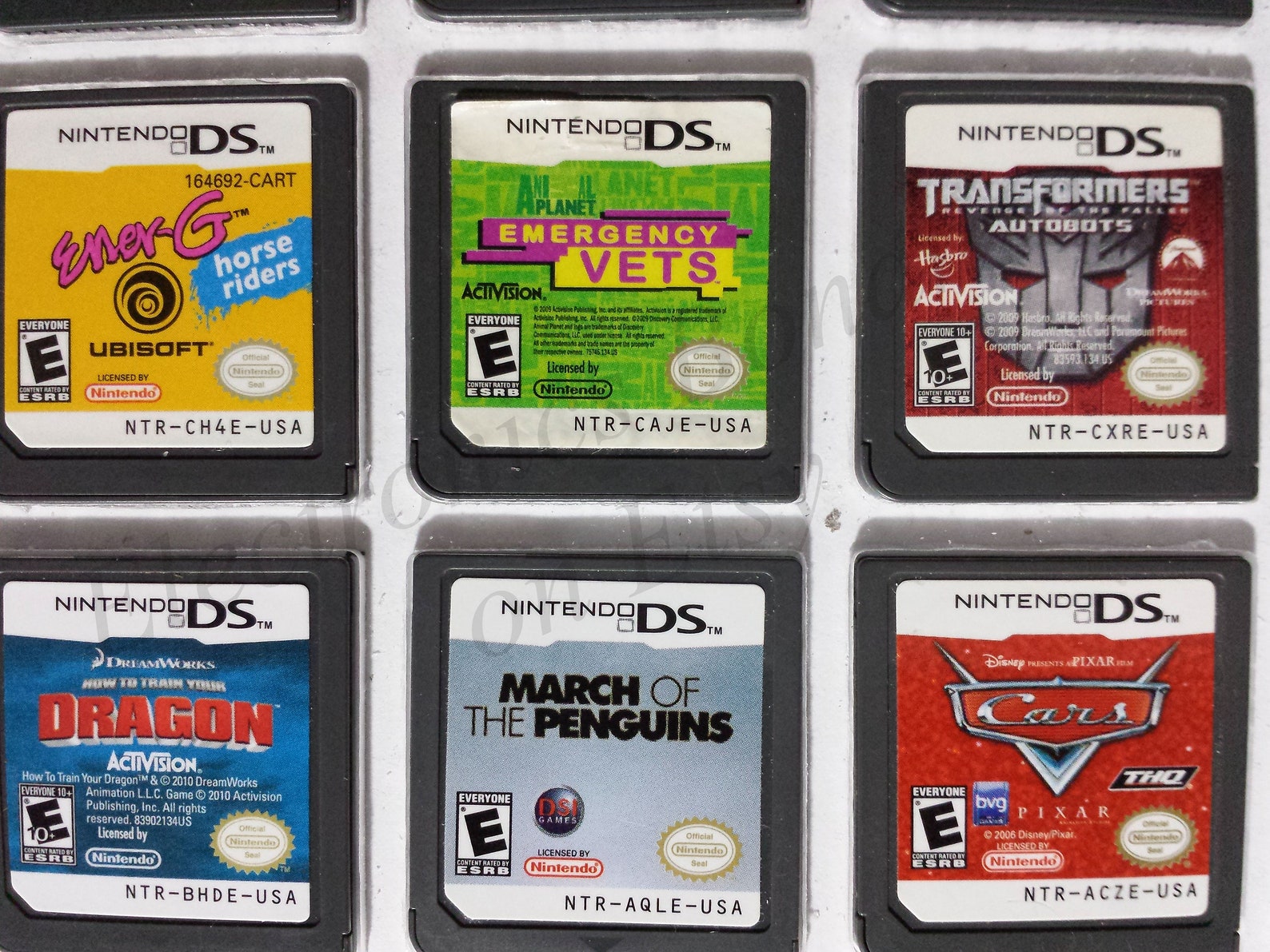 Authentic Nintendo DS Games for DS / Dslite / Dsi / 3DS XL and 2DS - Etsy