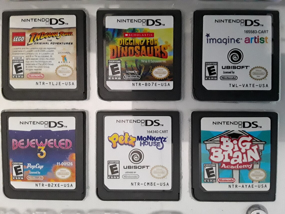 Authentic Nintendo DS Games for DS / Dslite / Dsi / 3DS XL and 2DS - Etsy