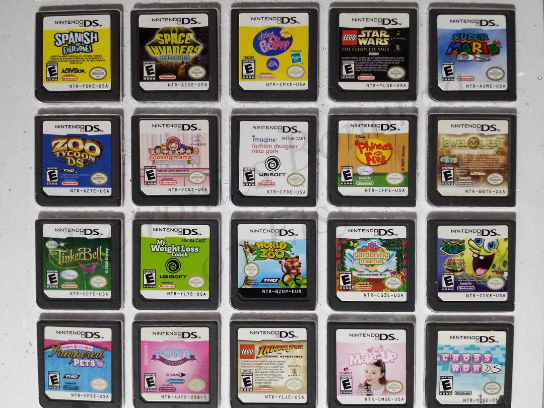 Authentic Nintendo DS Games for DS / Dslite / Dsi / 3DS XL and 2DS - Etsy