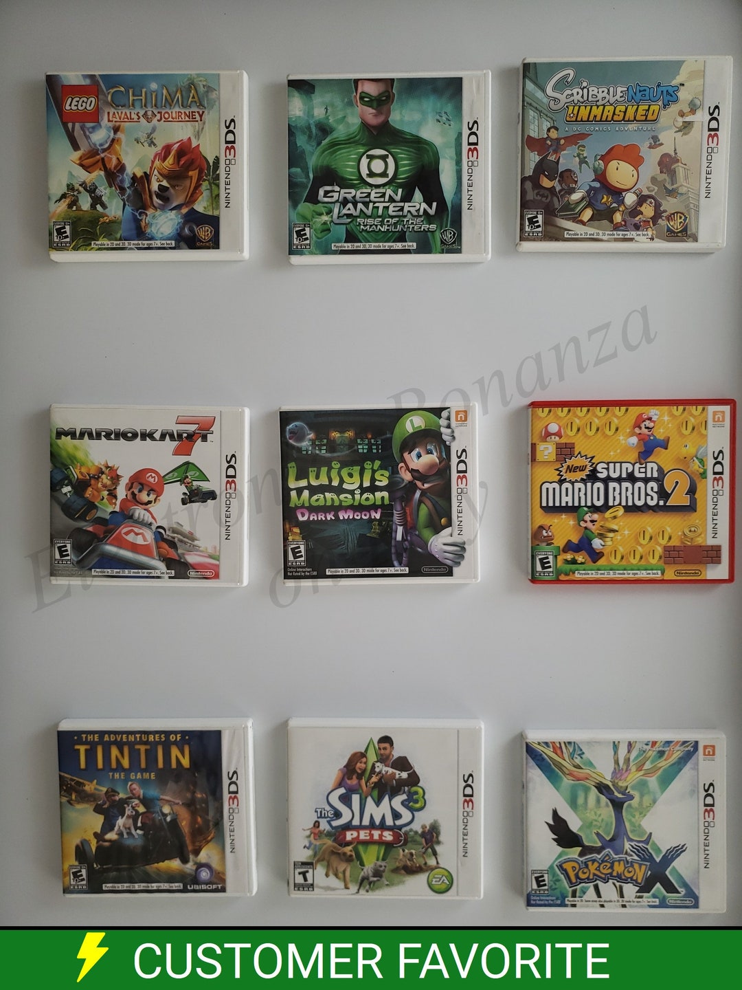 Authentic Nintendo 3DS Games - Etsy