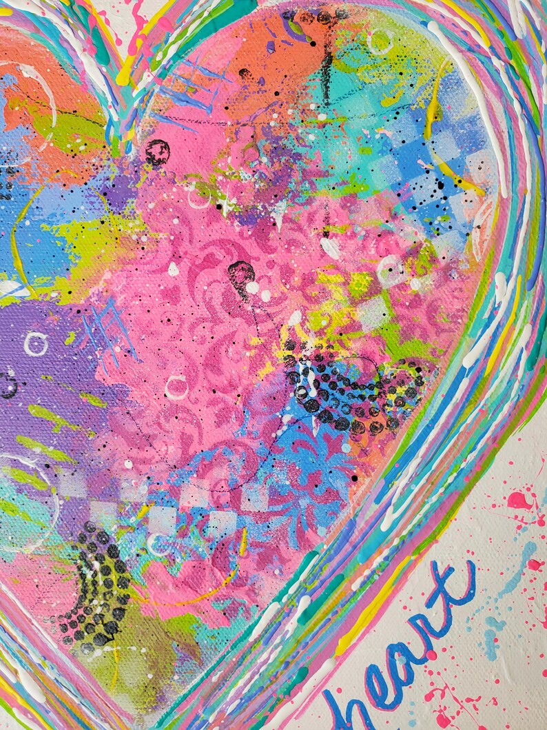 Tiny Heart Art, Gift - Etsy