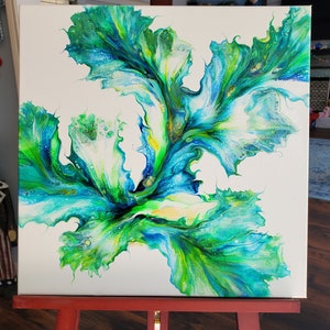 Abstract Painting 18x18 - Etsy