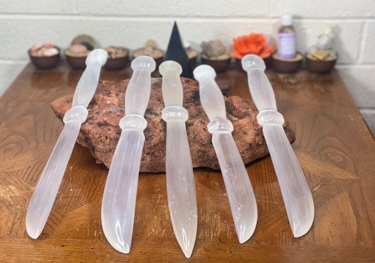 Selenite Sword - Etsy