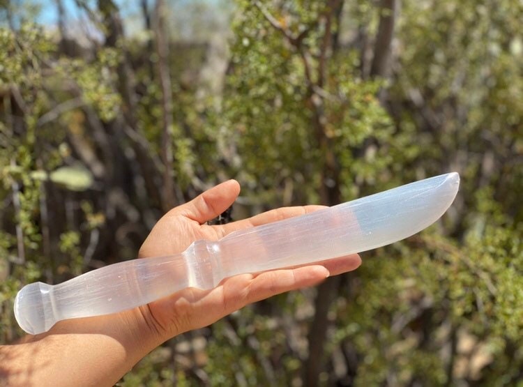Selenite Sword - Etsy